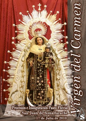 Provincia. Todo preparado ante la salida procesional de la Virgen del Carmen de San Juan de ...